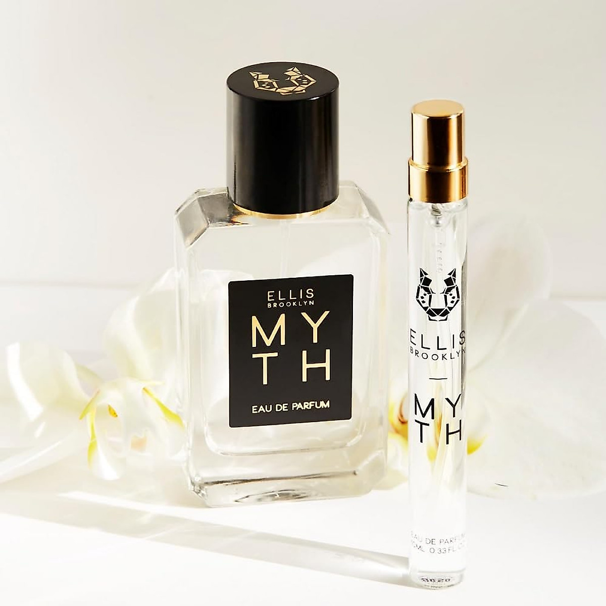 Ellis Brooklyn MYTH Eau De Parfum - Musk Perfume For Women with Bergamot, Tiger Orchid, Jasmine Musks, & Patchouli, Vegan Perfume Made In The USA