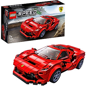 Lego 76895 Speed Champions Ferrari F8 Tributo Racer Toy, with Racing Driver Minifigure, Race Cars Building Sets, 7 years and up.
