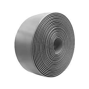 2" x20' ft Vinyl Straps for Patio Chairs Repair Outdoor Lawn Furniture Strapping Matte Finish (Gray) + 20 Free Rivets!