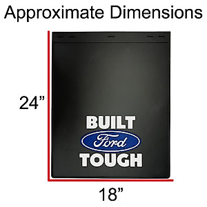 Built Ford Tough Mud Guard 24" - Set of 2