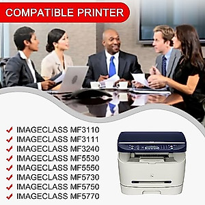 5-Pack X25 8489A001 Black Toner Cartridge High Yield Compatible CRGX25 X25 Replacement for Canon imageCLASS MF3110 MF3111 MF3240 MF5530 MF5550 MF5730 MF5750 MF5770 Printer