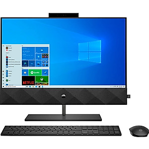 HP Pavilion 24 Desktop 8TB SSD 64GB RAM EXTREME (Intel Core i9-10900 processor TURBO BOOST to 5.20GHz, 64 GB RAM, 8 TB SSD, 24" TOUCHSCREEN FullHD, Win 10) PC Computer All-in-One