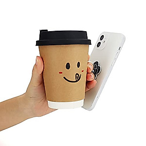 LaMignonne Cell Phone Ring Holder Flower Finger Ring Grip Stand 360° Rotation 180° Flip Universal Kickstand Compatible with All Smartphones (Rose Gold)