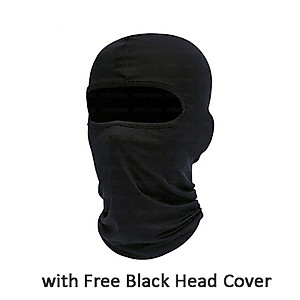 YYINYUAN Punk Mask Cosplay Costumes Black Full Face Samurai Mecha Mask Halloween Party LED Mask for Men Women (Yellow)