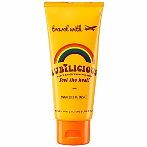 Lubilicious Warming Lube Flip Top Tube 3.2 oz – Water Based Lubricant for Gentle Warming Lubrification for Her – Personal Lubricant and Water Based Lube – Trusted Lubricants for Privacy