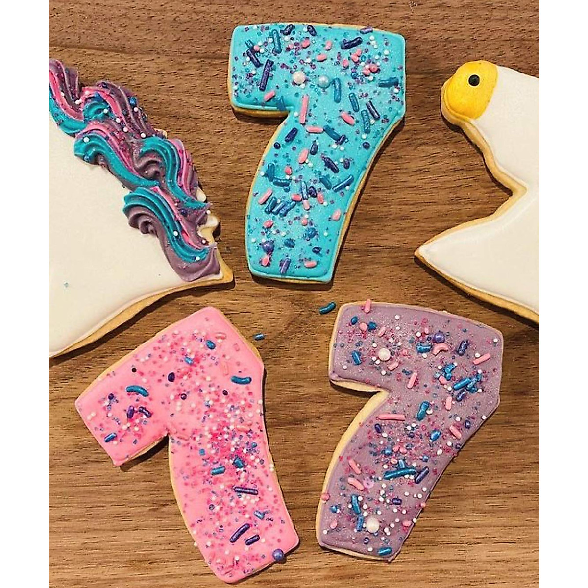 Number Seven/ #7 Cookie Cutter, 3.25" Made in USA by Ann Clark