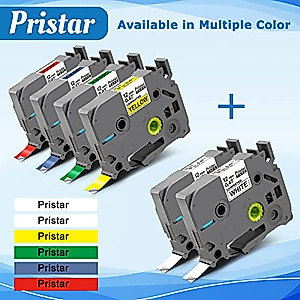 6X Compatible Label Tape for Brother TZe-231 TZ-231 TZe-431 TZe-531 TZe-631 TZe-731 TZe 12mm 0.47 Laminated Label Maker Tape for Brother PT D220 D210 D600 D215e H111 H110 D200 P700 H100 2040 1280