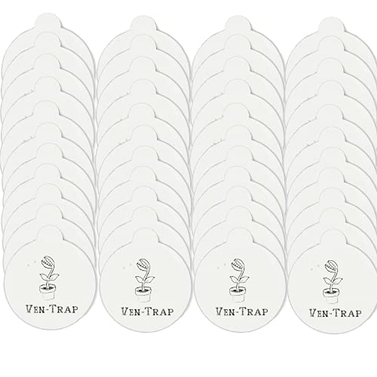 48 PCS - Sticky Glue Board Refill for Indoor Fly Trap for Mosquito Lamp - Fits Katchy, Douhue, Huntingood, Runadi and Other Models