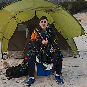 Basketball Gifts for Boys/Girls 8-12-14-16, Best Basketball Coach Gifts, Girls/Boys Basketball Gift, Basketball Lover/Players Gifts for Men, Gifts for Basketball Lovers/Players Blanket 50" x 60"