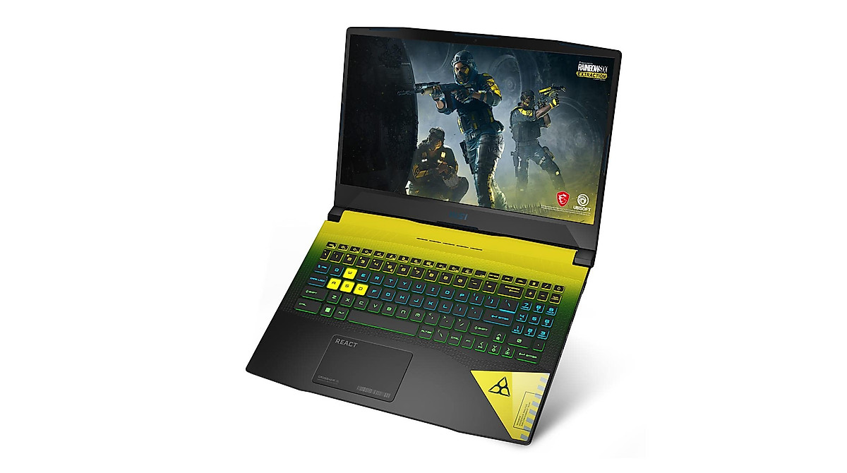MSI Rainbow 6 Gaming Laptop with RTX 3070 Ti & QHD Display