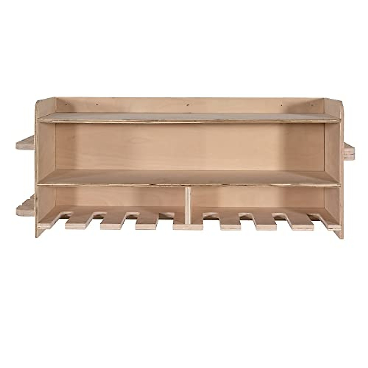 SHEDorize Tool Organizer - Cordless Tool Storage Made with Wood – Perfect Wall Mounted Power Tool Organizer - Great for Garages, Sheds, & Workshops - Fully Assembled (10" D x 40" W x 20" H)