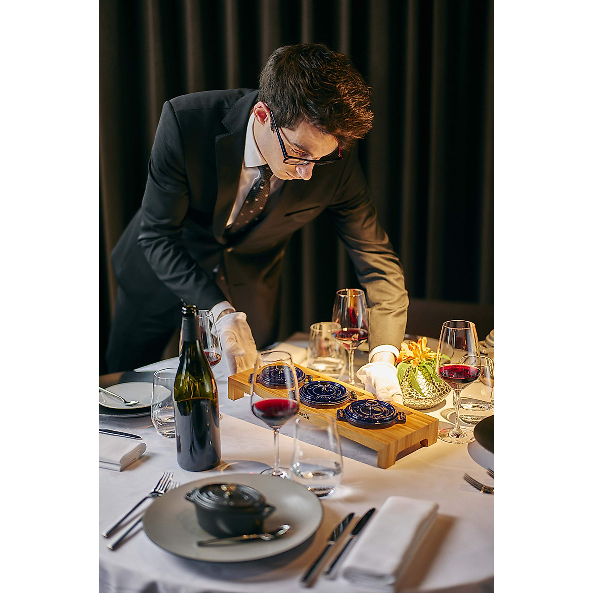 Staub Cast Iron 1.25-qt Round Cocotte - Graphite Grey, Made in France