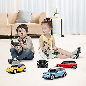 RASTAR 1:24 RC Cars Toy Mini Cooper Car for Kids Mini Cooper S Remote Control Car - Blue