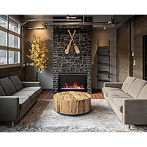 Amantii TRD Extra Slim 33" Traditional Electric Fireplace
