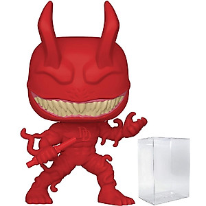 POP Marvel: Venom - Venomized Daredevil Funko Pop Vinyl Figure (Bundled with Compatible Pop Box Protector Case), Multicolored, 3.75 inches