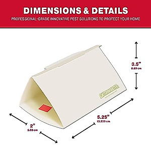 Catchmaster Pantry Pest & Moth Traps 6Pk, Bug Killer for Closet, Kitchen Storage, & Pantry, Sticky Moth Traps for House, Protect Clothes & Carpet, Closet Storage Glue Traps, Pet Safe Pest Control