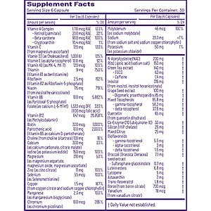 AOR, Ortho Core, Nutritional Support for Foundational Health and Energy, Multivitamin and Mineral Supplement, Vegan, 30 servings (180 capsules)