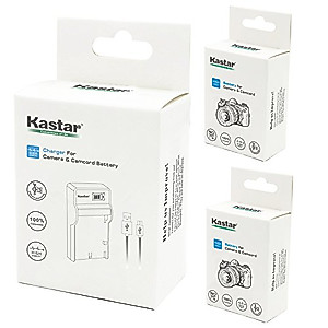Kastar Battery (X2) & LCD Slim USB Charger for Olympus LI-50B Li50B and SZ-10 SZ-12 SZ-15 SZ-16 HIS Sz-20 SZ-30MR SZ31MR iHS TG-610 TG-630 HIS TG-810 TG-820 TG-830 TG-860 HIS XZ-1 XZ-16 iHS SP-810UZ