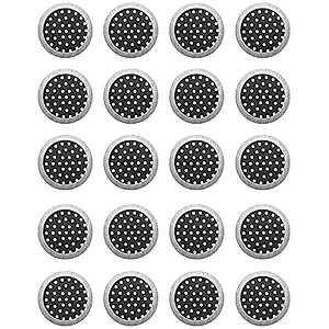 Earbuds Dust-Proof Steel Mesh with Glue Stainless in-Ear Earphones Replace Clean Net Filter dust Headphones Shell Steel mesh 3.7mm 4.5mm 4.8mm 5.0mm (Pack of 10pairs) (5.0mm)