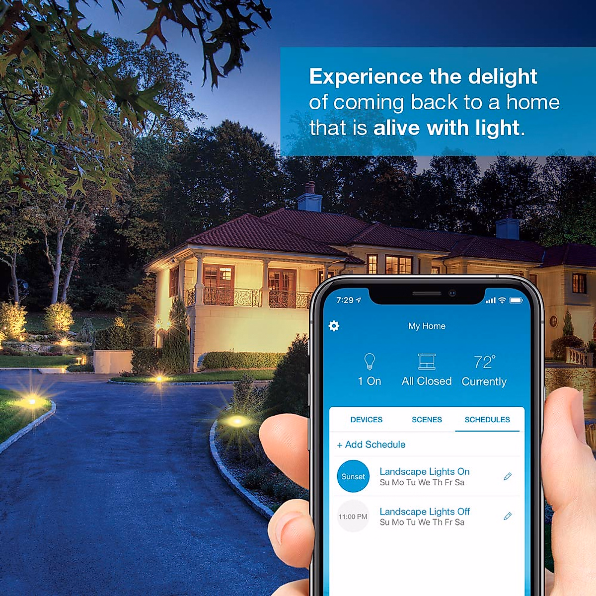 Lutron Caséta Weatherproof+ Outdoor Smart Plug On/Off Switch | Works with Alexa, Google Assistant, Ring, Apple HomeKit (smart hub required) | for Landscape and String Lighting | PD-15OUT-BL | Black