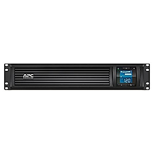 APC 1500VA Smart UPS with SmartConnect, SMC1500-2UC Rack Mount UPS Battery Backup, Sinewave, AVR, 120V, Line Interactive Uninterruptible Power Supply (Renewed)