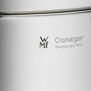 WMF Frying pan uncoated Ø 20cm Profi Made in Germany Pouring Rim Stainless Steel Handle Cromargan Stainless Steel Suitable for Induction Dishwasher-Safe