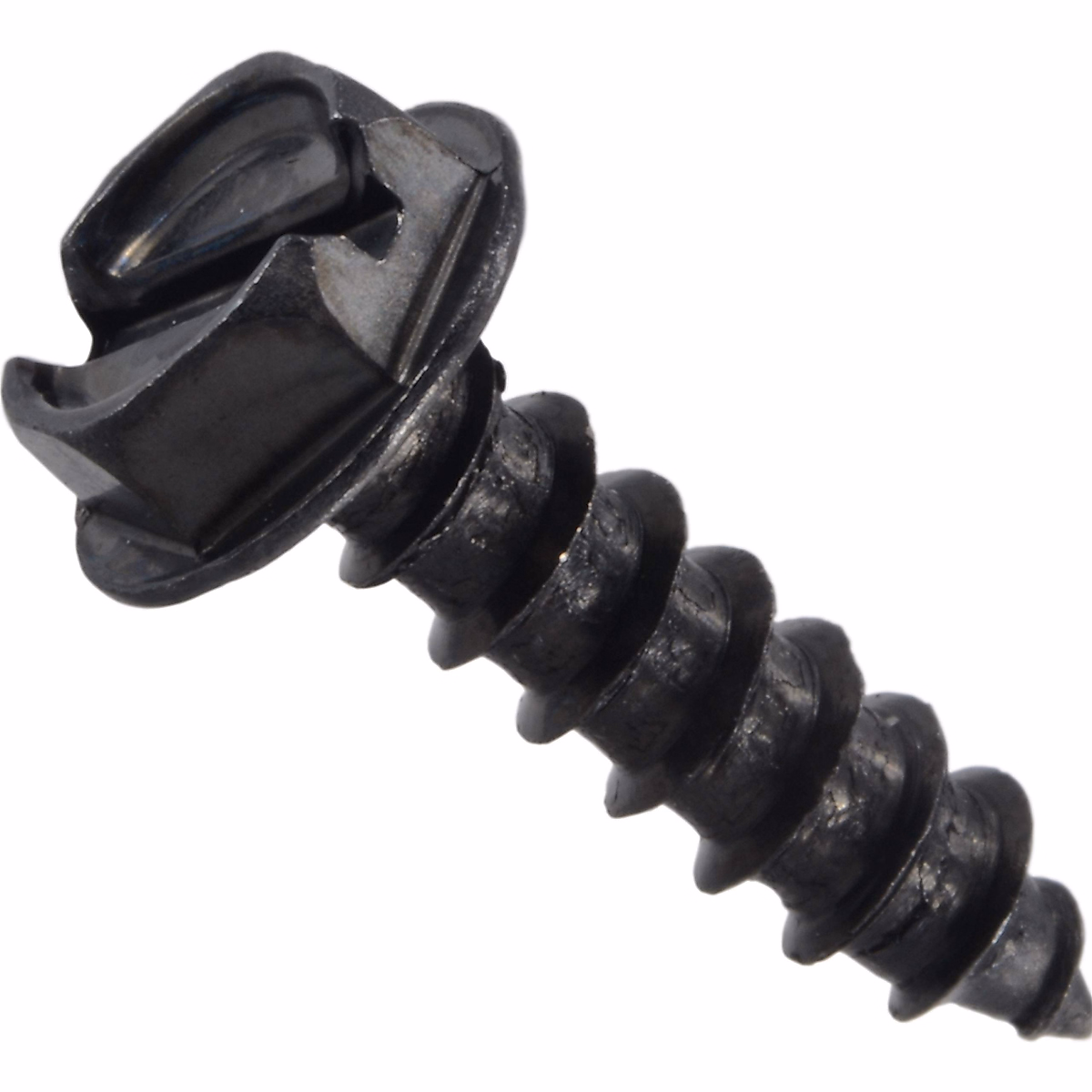 Hard-to-Find Fastener 014973508975 508975 10 x 1/2 Hex Washer Sheet Metal (20 Pieces), Black