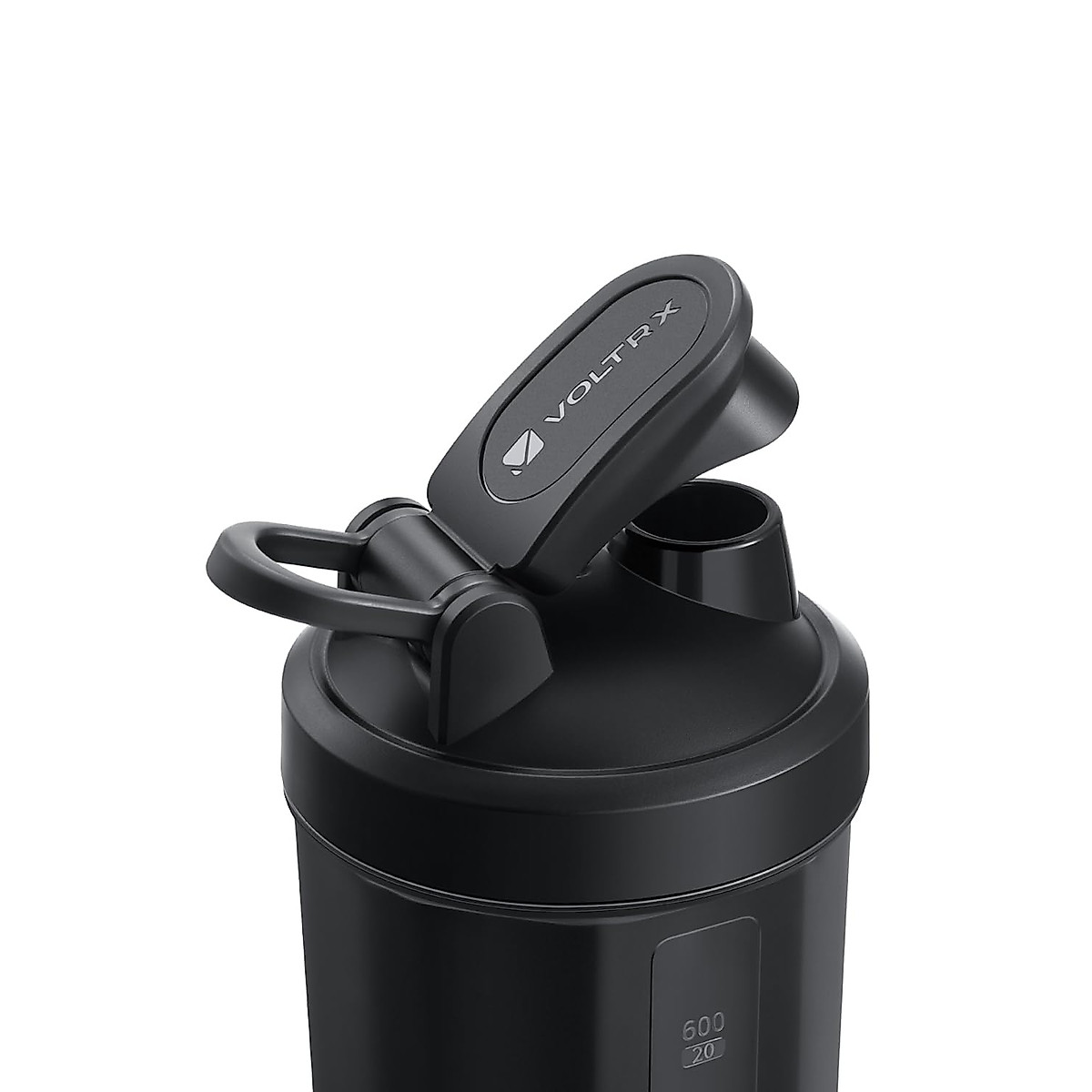 VOLTRX Protein Shaker Bottle, Merger USB C Rechargeable Electric Protein Shake Mixer, Shaker Cups for Protein Shakes and Meal Replacement Shakes, BPA Free, 24oz