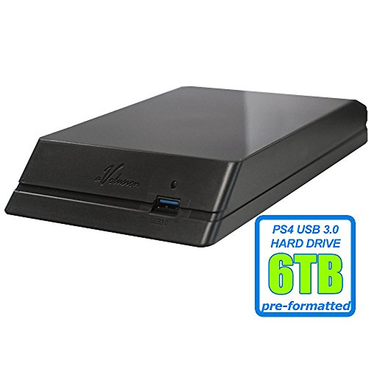 Avolusion HDDGear 6TB (6000GB) 7200RPM 64MB Cache USB 3.0 External Gaming Hard Drive (for PS4 Pro & Slim, Pre-Formatted) - 2 Year Warranty