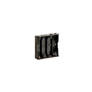 Velleman BH341B Battery Holder for 4 x AA-Cell with Snap Terminals, 1 Grade to 12 Grade