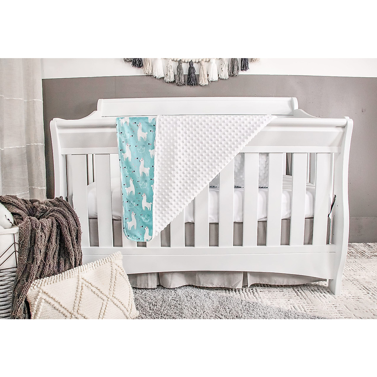 Top Tots Deluxe Minky Baby Blanket - Halloween Costumes, 40 x 29 Inch Orange