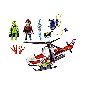 PLAYMOBIL Venkman with Helicopter Building Set