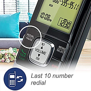 VTech CS6719-2 2-Handset Expandable Cordless Phone with Caller ID/Call Waiting, Handset Intercom & Backlit Display/Keypad, Silver