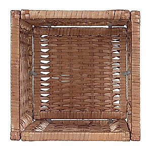Niche Cubo Set of 4 Full-Size Foldable Wicker Storage Basket- Natural