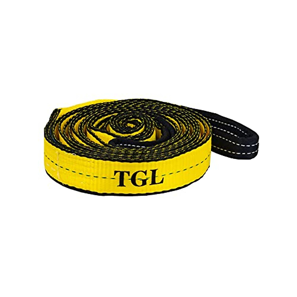 TGL 2 inch, 20 Foot Tow Strap with Reinforced Loops 10,000 Pound Capacity