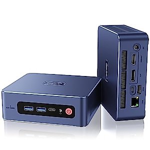 Beelink SEi10 Mini PC, Intel i5-1035G7(Up to 3.7 GHz) Mini Computers, 16GB RAM 1TB PCIe3.0 SSD, Dual Type-C Ports Desktop PC with 4K@60HZ Triple Display DP&HDMI&Type-C/WiFi6/BT5.2/1000M LAN/USB3.2