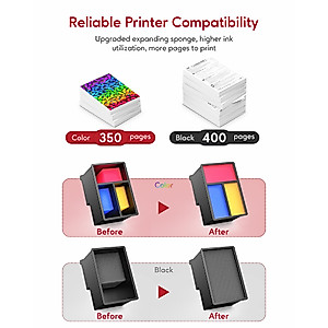 Axlio PG-210XL/CL-211XL Ink Cartridges Compatible Replacement for Canon 210 211, Remanufactured 210XL 211XL Ink Combo Pack Use to Canon MP495 MP280 MP490 MP480 MP270 MP240 MX420 MX410 MX350 (2 Pack)