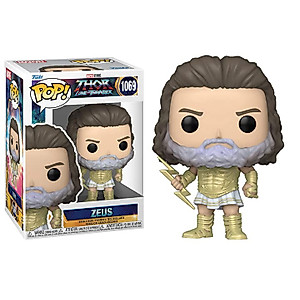 POP Thor: Love and Thunder - Zeus Funko Vinyl Figure (Bundled with Compatible Box Protector Case), Multicolor, 3.75 inches