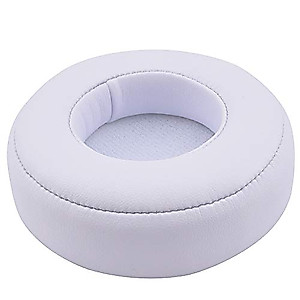 Toeasor Replacement Ear Earpads Ear Pad Ear Cushion Cover Repair Parts Compatible with Beats by Dr Dre Pro Detox Headphones(White)