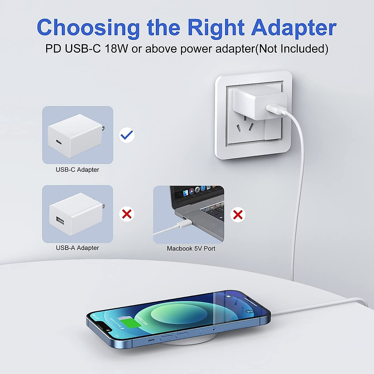 Magnetic Wireless Charger 3 in 1, 15W Fast Wireless Charging for iPhone 14/13/12/11 Series/XS Max/XS/XR/X/8/8 Plus, Compatible with Apple iWatch SE/7/6/5/4/3/2, AirPods Pro/3/2