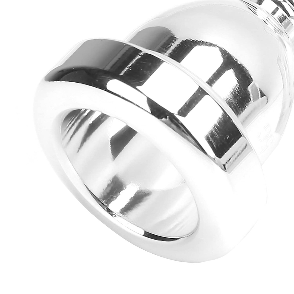 Trombone Mouthpiece, Brass Material 5G Trombone Mouthpiece Trumpet Mouthpiece for Tenor Trombones(Silver 12.7mm)