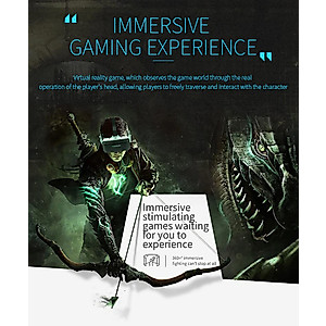 Ultralight VR Headset W/Bluetooth Controller, Comfortable Virtual Reality Headset for 4.7’’-6.4’’ iPhone/Android Phones, VR Headsets for Movies/Games, Gift for Kids & Adults