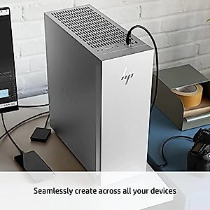 HP TE 02 2023 Gaming Desktop | Intel i9-12900 16-Core | NVIDIA GeForce RTX 3080 10GB GDDR6X | Thunderbolt 4 | DP | Wi-Fi 6 | 48GB DDR4 2TB NVMe SSD | Win11 Pro | Natural Silver