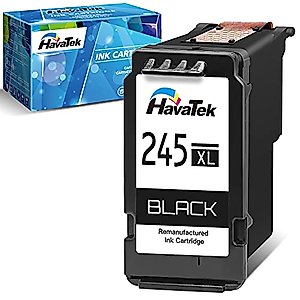 HavaTek Remanufactured Ink Cartridge Replacement for Canon PG-245XL PG-243 for Pixma MX492 MX490 MG2522 MG2922 MG2520 MG2920 MG3022 TR4520 MG2420 iP2820 TS202 TS3122 MG3029 TS3120 Printer (1 Black)