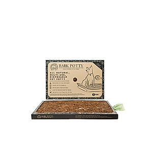 Bark Potty Disposable Training Pads, Multi Use Leak-Proof and Odor Control Puppy Pee Pads | 30 x 20 Standard Pee Pads for Dogs | Natural Bark Potty Pads for Dogs - Dog Housebreaking & Puppy Supplies