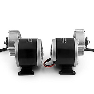 L-faster 350W Dual Motor Chain Drive Electric Cart Kit Easy Carry 300kg 8 Inch Air Wheel for DIY Electrical Pull Barrow Trolley 600lbs with Reverse (36V350W Max 6kph)