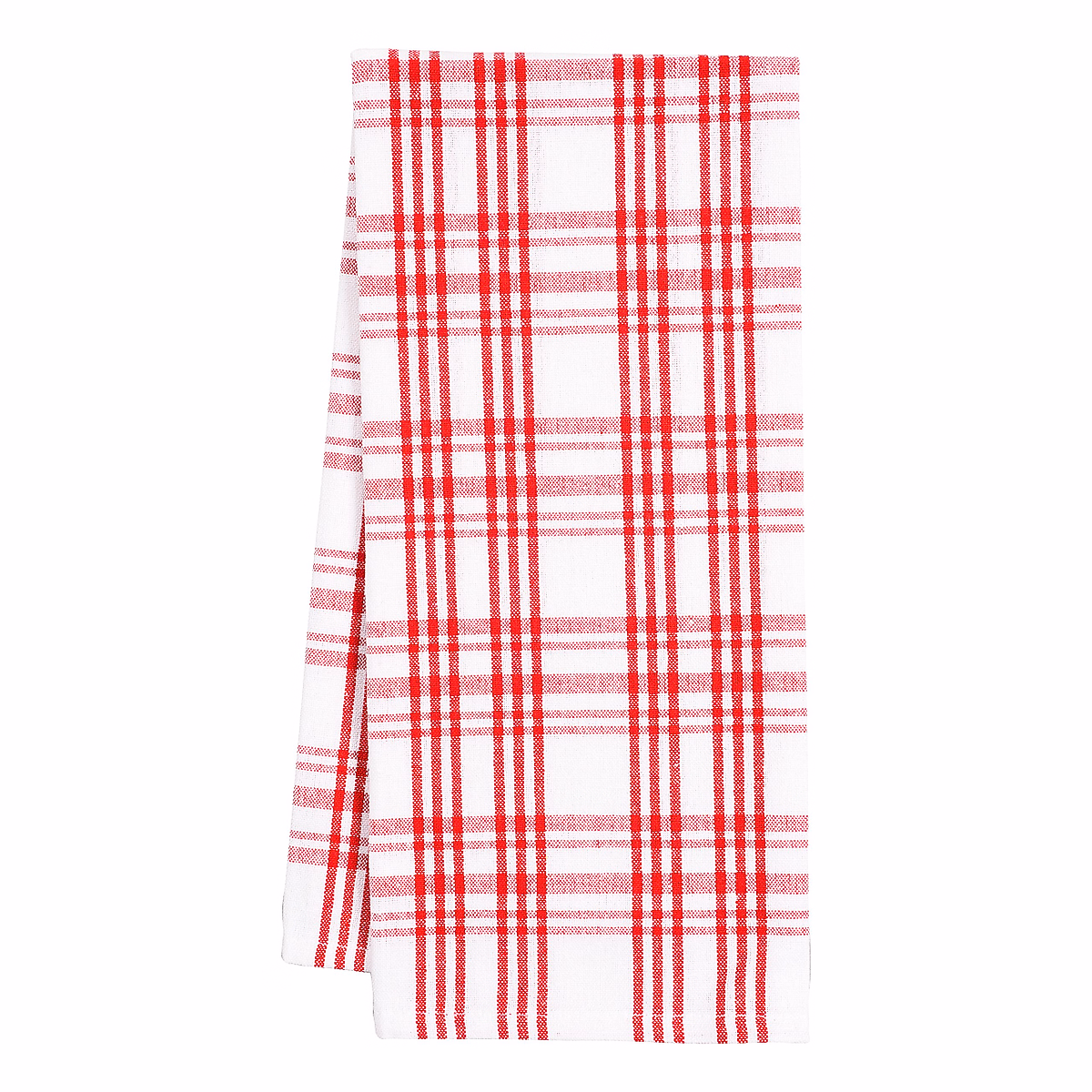 KAF Home Pantry Holiday Naughty Nice Kitchen Dish Towel Set of 4, Cotton Rich, 18 x 28-inch