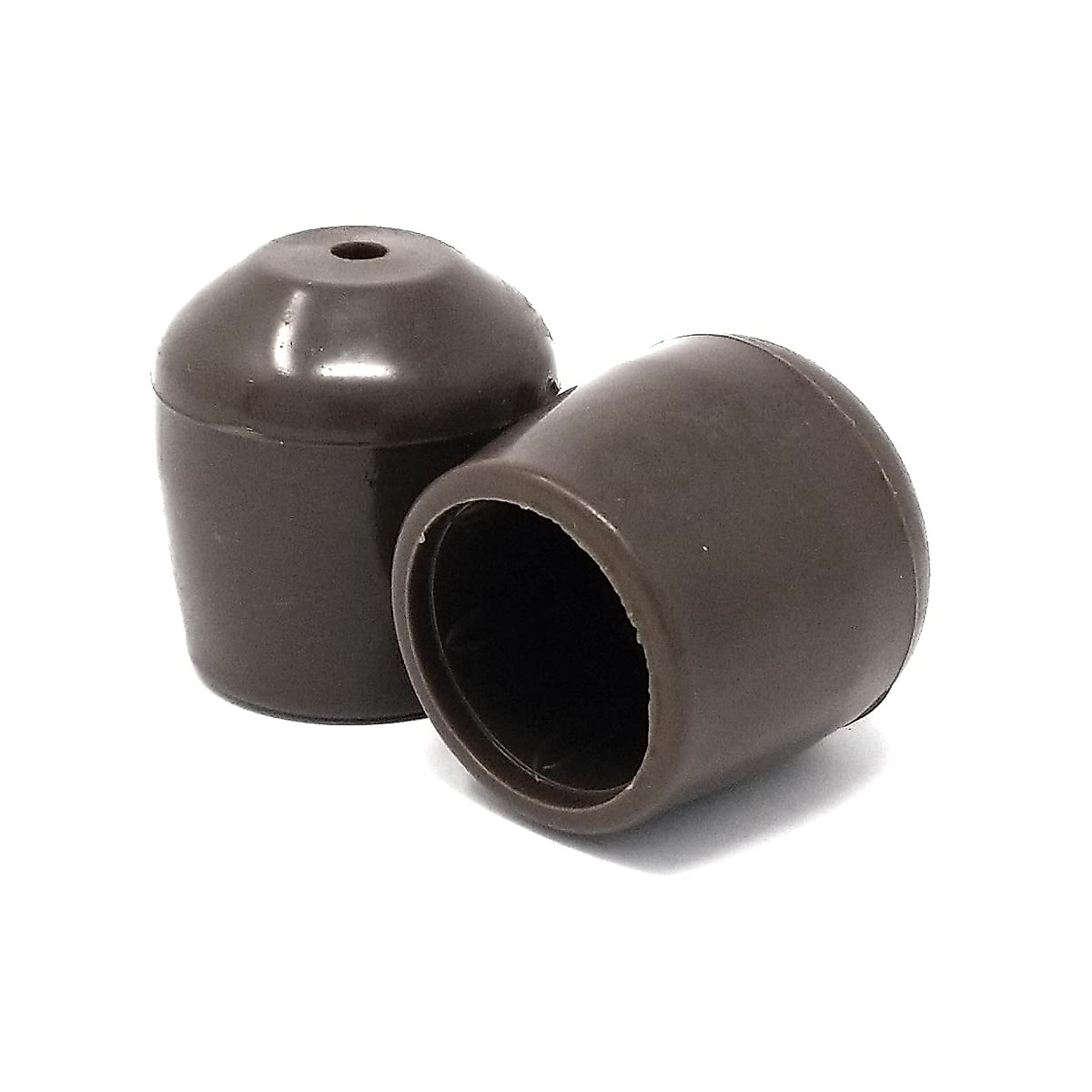 100 Pack Chair Leg Caps for Party Rental Style Plastic Folding Chairs, Fits 3/4 Inch Dia. Frame, Protect Floors Gray