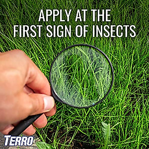 Terro T1240 Tick and Flea Yard Spray, Orange