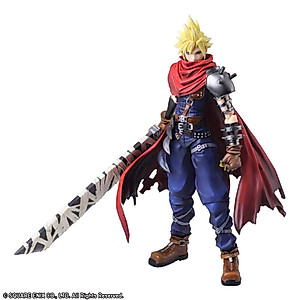 Square Enix Final Fantasy Bring Arts Cloud Strife (Another Form Variation) Action Figure, Multicolor
